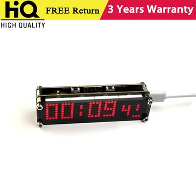 F1.9 WiFi LED Digital Mini Dot Matrix Clock ESP8266 DIY Alarming Clock ...