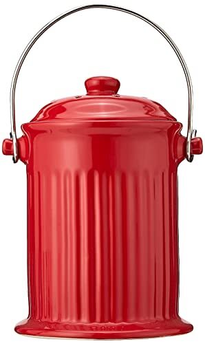 Norpro, Red 93R, 1 Gallon Ceramic Compost Keeper | eBay