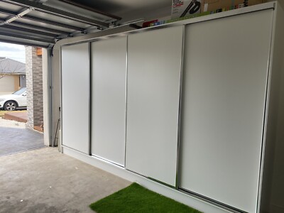 4 Sliding Door Storage Cabinet | Unit Storage Cupboard Wardrobe | Local ...