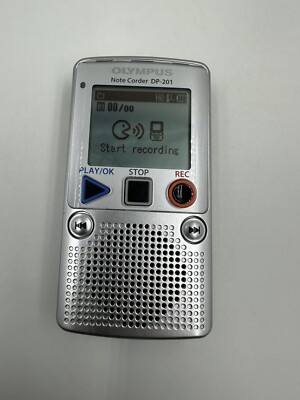 Olympus Note Corder DP-201 Digital Handheld Voice EVP Recorder & Player ...