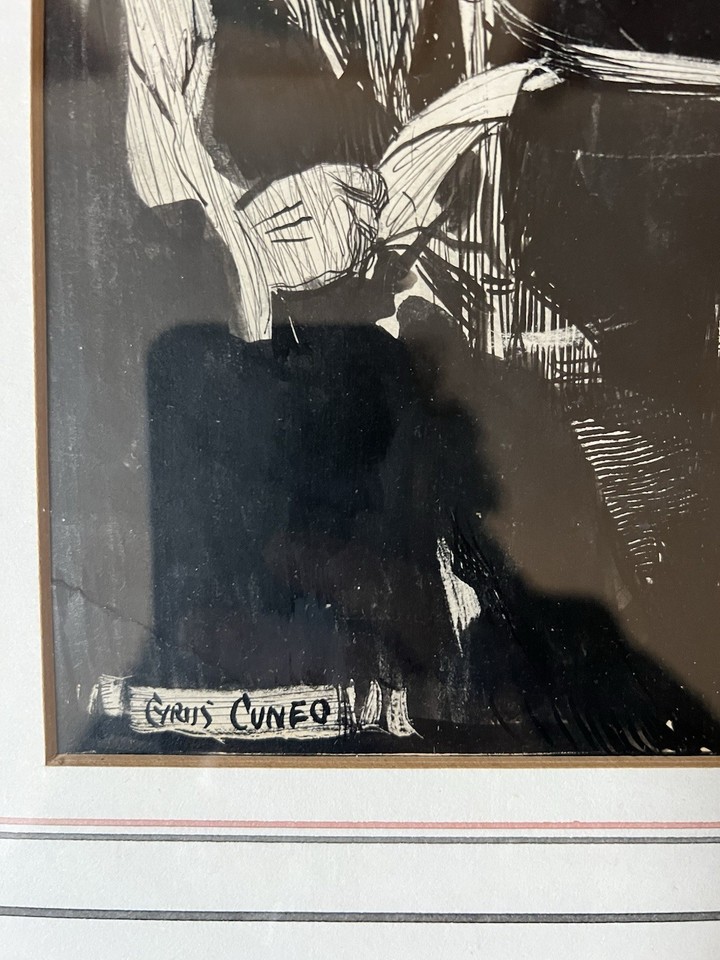 Cyrus Cuneo Etching Of A Performance of Isadora Duncen Dancing | eBay UK