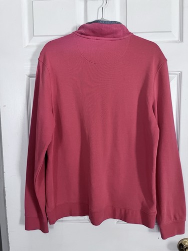 Perry Ellis American Mens Large Mineral Red Long Sleeve Button Up ...