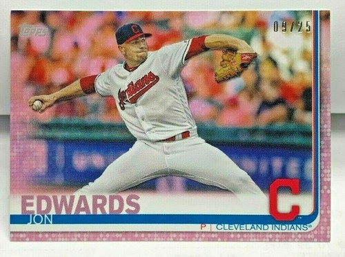 Jon Edwards 2019 Topps Mini Sur Demand #528 - Rose Parallèle #' D 9/25 ...