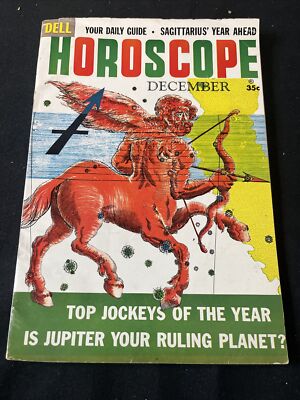 Vintage December 1958 Dell HOROSCOPE Magazine Astrology Dec Guide ...