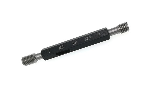 M8 x 1.25 6H Thread Gages Go NoGO Metric Thread Plug Gage Gauge M8.0 ...