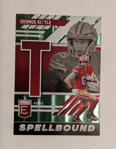 2023 Panini Donruss Elite Spellbound “T” Green #SB-GK3 George Kittle ...