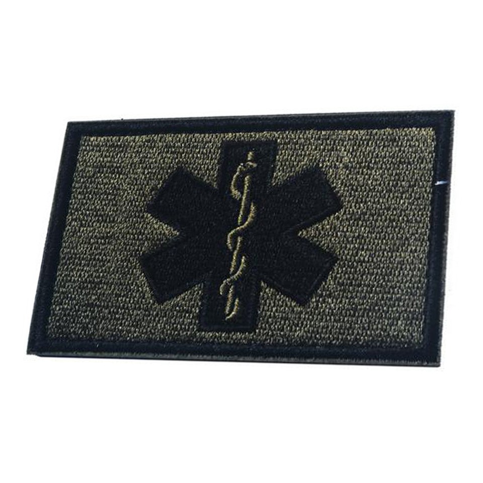 PARAMEDIC TACTICAL PATCHES USA ARMY BADGE EMBROIDERED HOOK LOOP PATCH ...