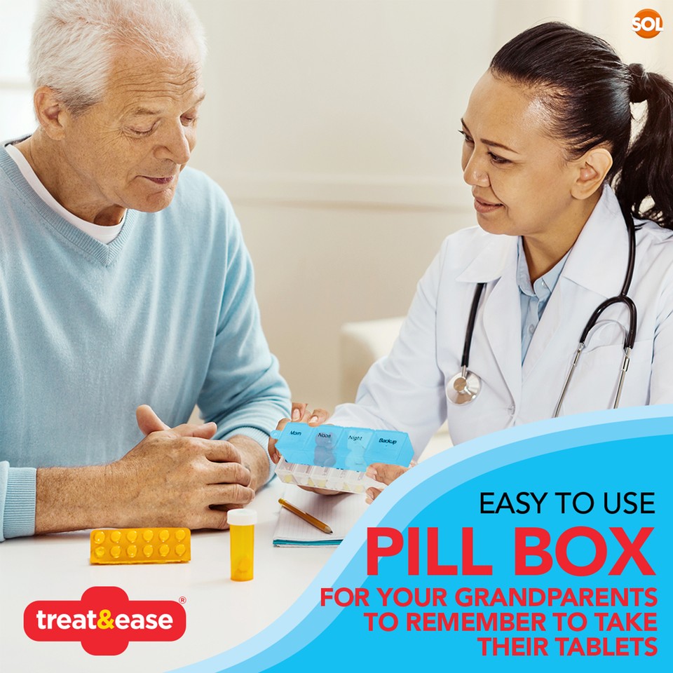 Weekly Pill Box 7 Day 28 Compartment Tablet Organiser Medicine Storage ...