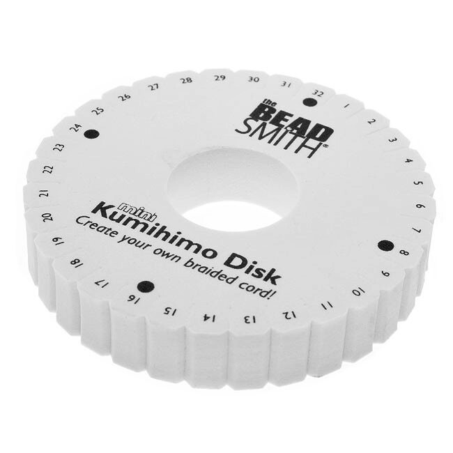 32 Slot Double Density Kumihimo Round Disk Plate 4.25 inch ~ Extra ...