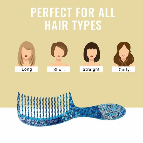 Wet Brush Original Detangling Comb Hair Detangler Wave Tooth Design ...