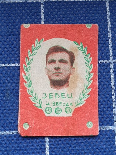 Football card BRANKO ZEBEC FC Red Star Partizan Belgrade Yugoslavia ...