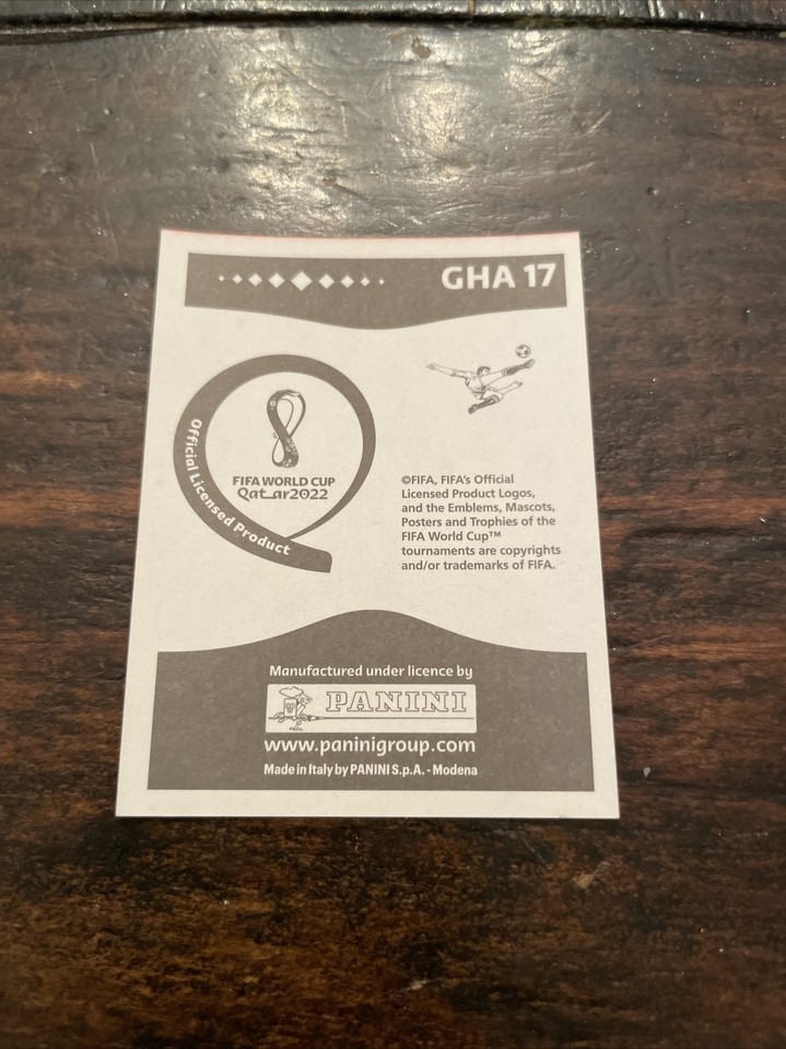 Panini FIFA World Cup 2022 Sticker - Andre Ayew Rookie Red SSP Parallel ...