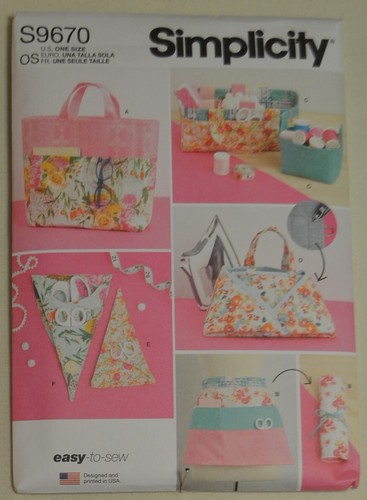 Simplicity - 9670 - Sewing Room Accessories | eBay