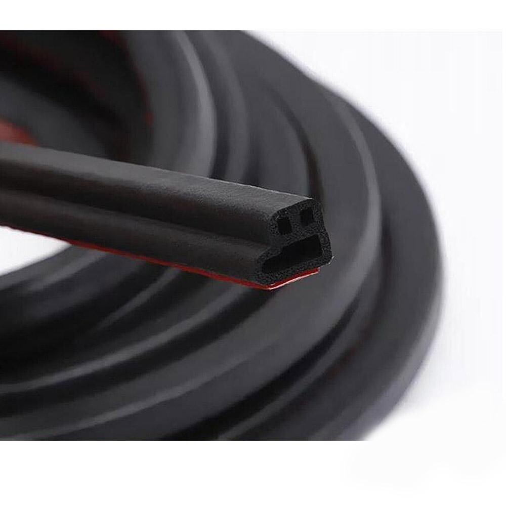 5M L-Shape Car Door Window Trim Edge Rubber Weatherstrip Seal Strip ...