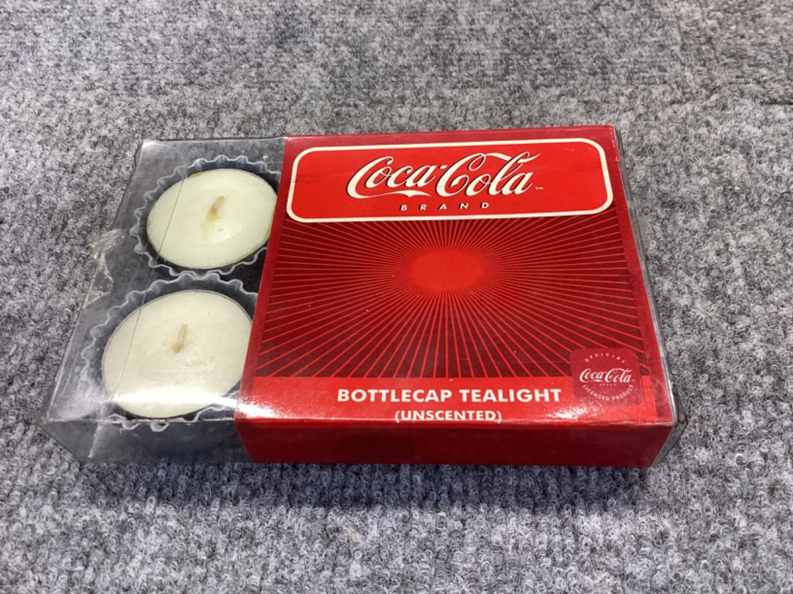 Coca-Cola Coke bottle cap tea-light unscented box of 6 candles | eBay