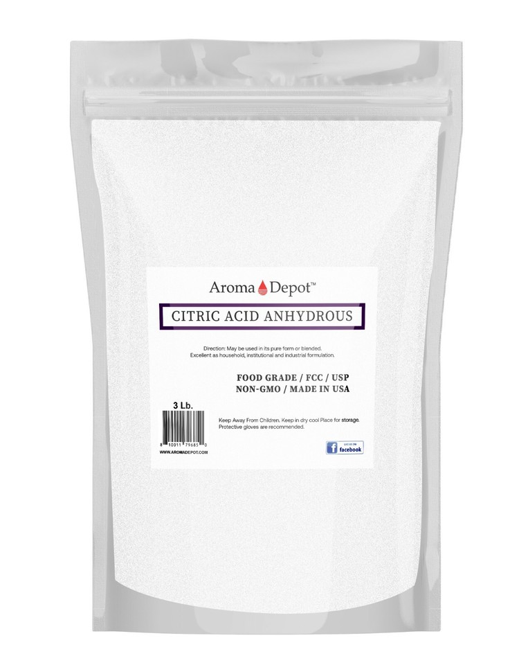 Pure Citric Acid Powder Food Grade FCC/USP - HIGHEST QUALITY - Grade A ...