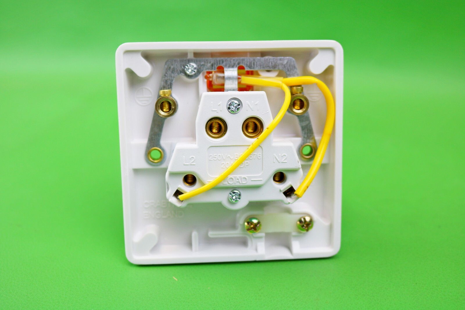 Crabtree 13A/20A Spur Fused Switch Engraved Freezer Boiler Shower ...