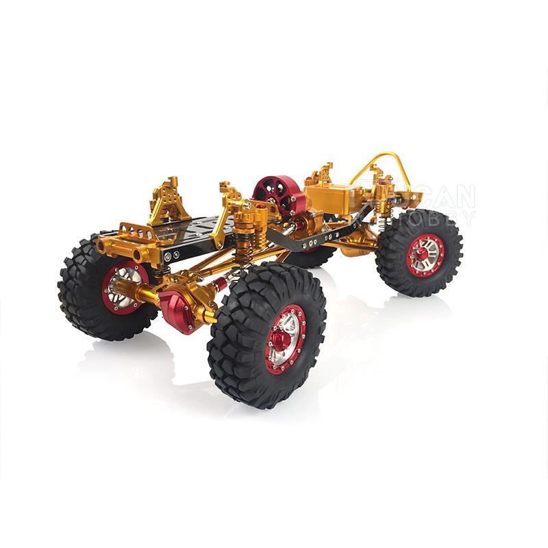 455MM 1/10 Scale CNC RC Cars D90 Rock Crawler Chassis Full Metal Model ...