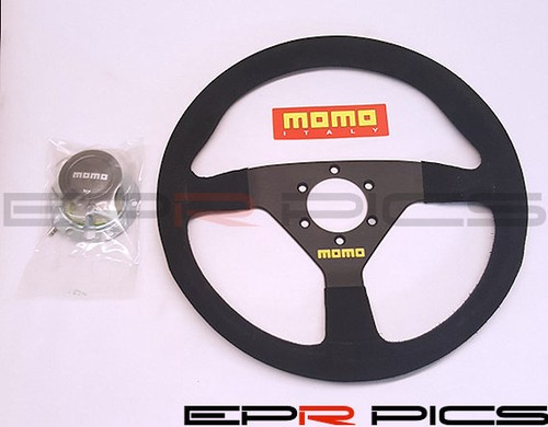 Momo Mod 69 Series with Buttons Suede Steering Wheel 350mm - Genuine ...