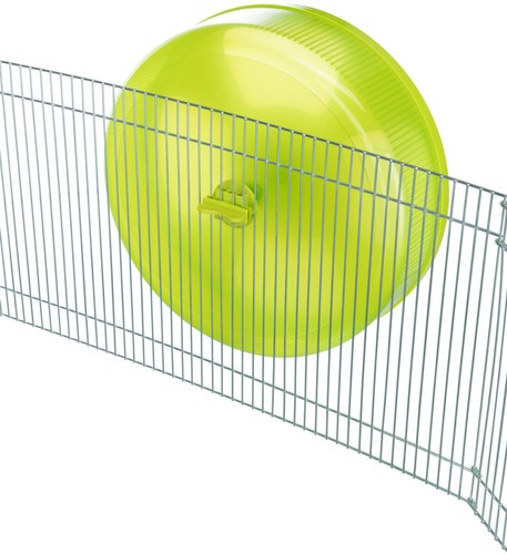 EXTRA LARGE SOLID PLASTIC RAT RODENT CAGE WHEEL AND STAND 28 CM 11" TOY ...