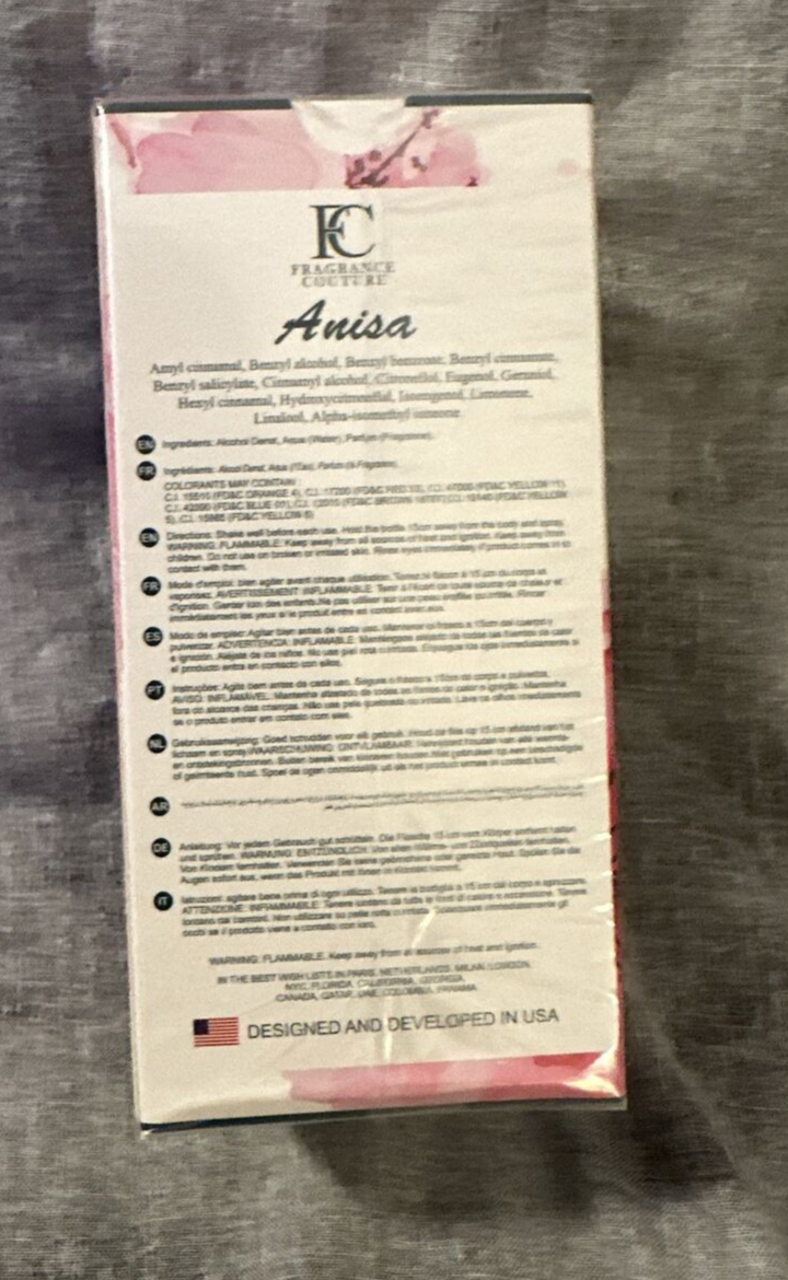 Anisa perfume For Women- Inspired by Anais 3.4oz eau de perfume spray ...