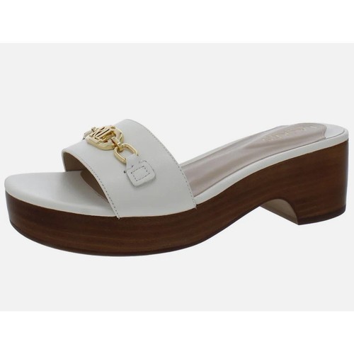 LAUREN RALPH Lauren Roxanne Sandals White Size 11 NEW | eBay