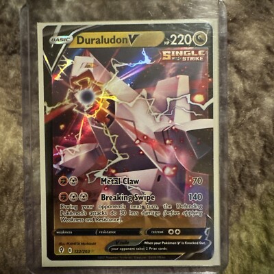 Pokémon TCG Duraludon V Evolving Skies 122/203 Holo Ultra Rare | eBay