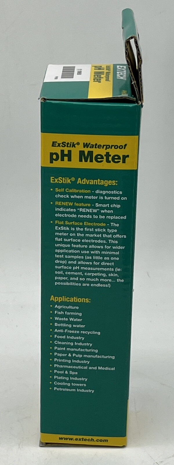 Extech pH Meter PH100 ExStik Waterproof NEW | eBay