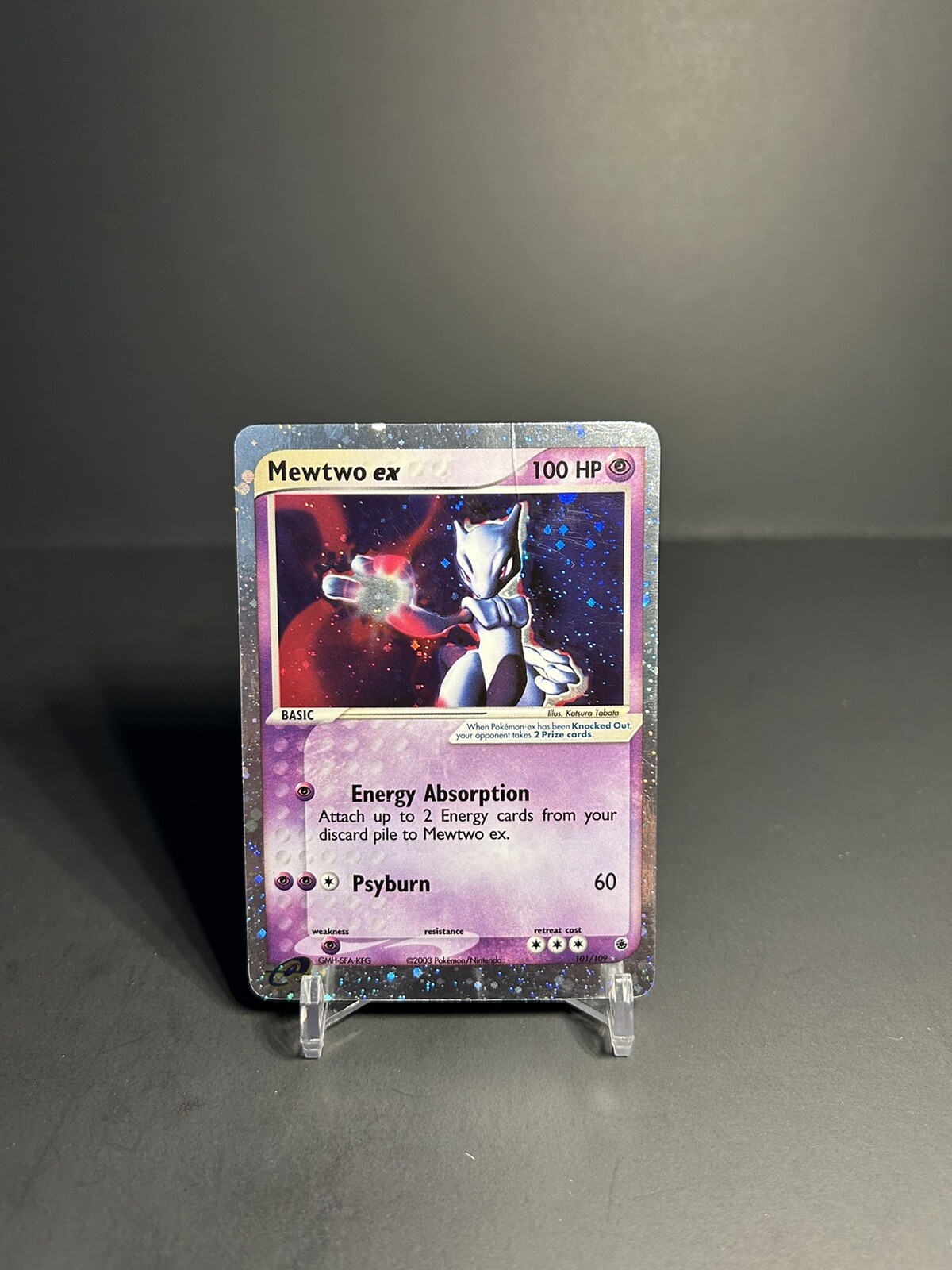 Pokémon TCG Mewtwo ex 101/109 Ruby & Sapphire Ultra Rare HP/DMG | eBay