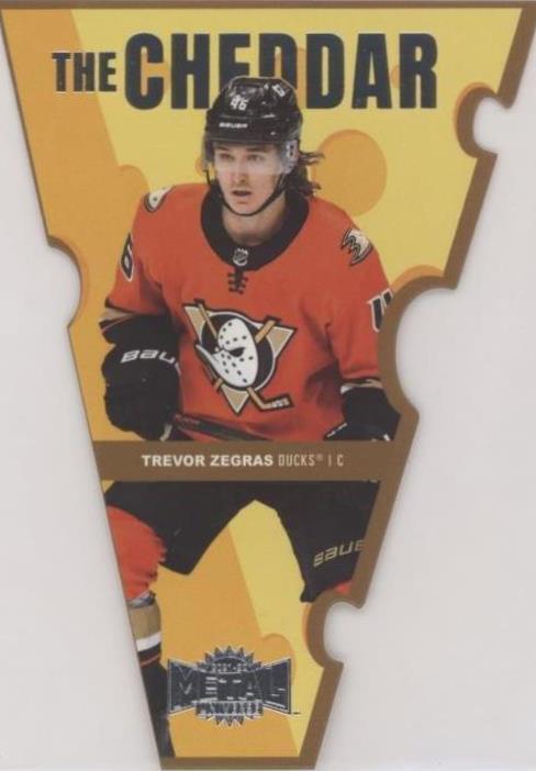 2021-22 Skybox Metal Universe - The Cheddar Trevor Zegras #TC-19 (RC ...