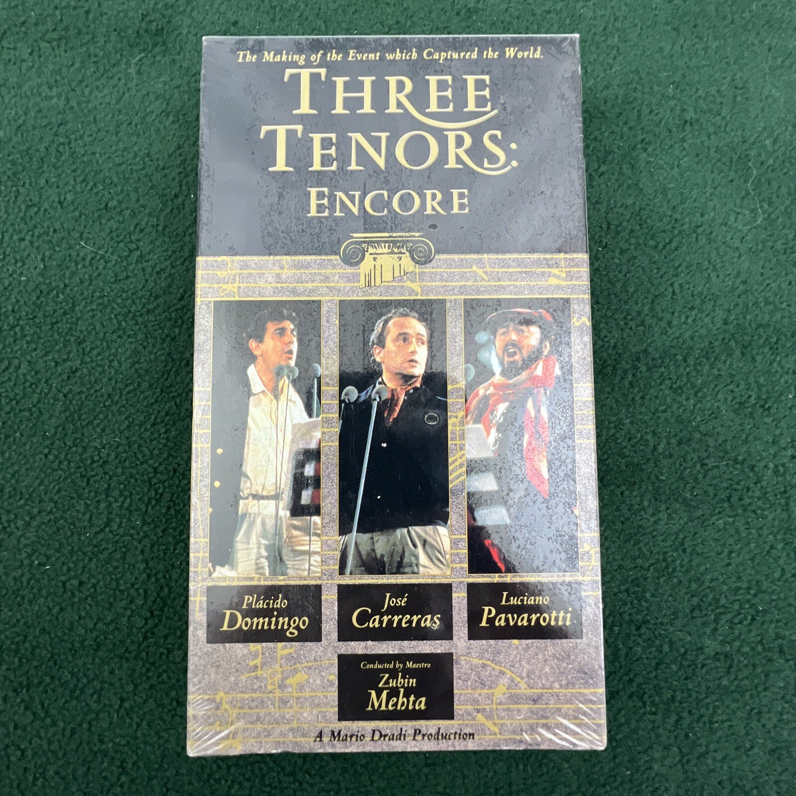 Three Tenors - Encore (VHS, 1992) NEW/SEALED | eBay