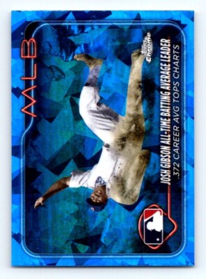 JOSH GIBSON ALL-TIME BATTING - USCS191 - 2024 TOPPS CHROME SAPPHIRE ...
