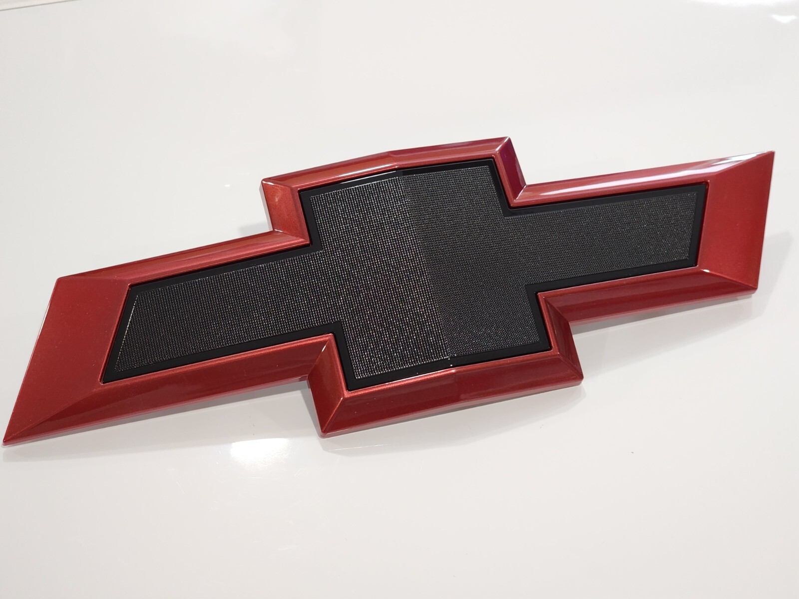 2022-2024 Refreshed Chevy Silverado 1500 Front Red Black Bowtie Emblem ...