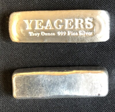 1 oz KitKat Hand Poured 999 Silver Bullion Bar by YPS (Bare Bones ...