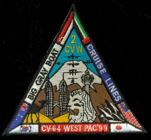 USN USS Constellation CV-64 Westpac 1999 Big Gray Boat Patch N-25 | eBay