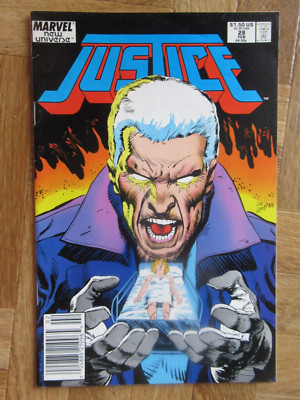 JUSTICE #28 MARVEL NEW UNIVERSE VERY FINE (Z89) | eBay