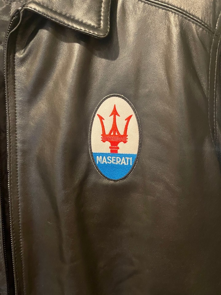 MASERATI LEATHER RACING JACKET | eBay