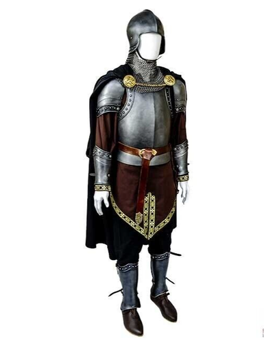 Medieval Knight Dark Sentinel Armour Set Sallet Larp Cosplay Body Armor ...
