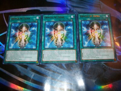3x Oracle of Zefra 1st Edition Rare MGED-EN073 Yu-Gi-Oh! | eBay