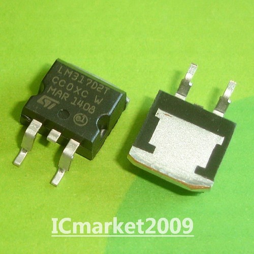 10 PCS LM317D2T TO-263 LM317D2 LM317 SMD 3-Terminal Adjustable ...