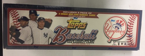 2006 Topps Baseball Factory Set Yankees Sealed Complete 659 Card Box ...