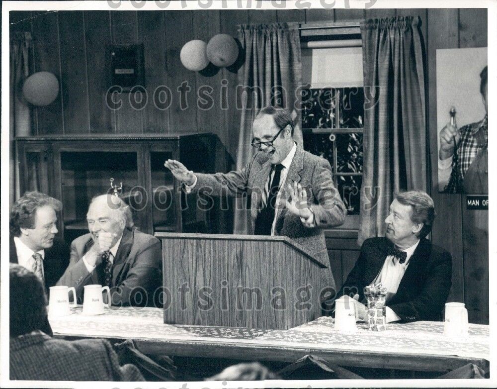 Wire Photo Actors Bob Newhart & Tom Poston | eBay