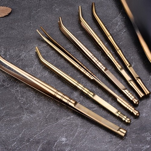 Traditional Tea Tweezers Brass Leaf Spatula New Leaf Tea Scoops Kitchen ...