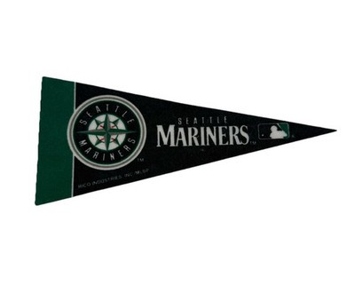 Seattle Mariners Mini Pennant 4”x9” MLB Baseball Felt Flag - USED | eBay