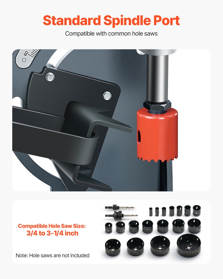 VEVOR Pipe Notcher 1/2 to 2-inch Tubing Notcher with 0 to 60 ...