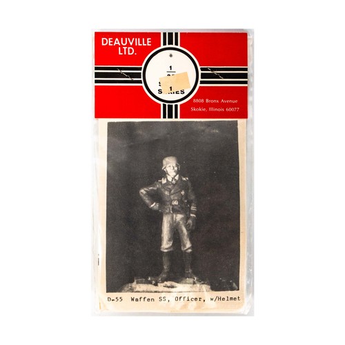 Deauville Models Historical Minis 54mm Waffen SS Officer w/Helmet Pack ...
