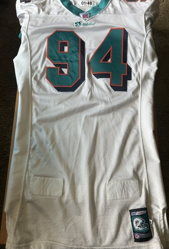 Miami Dolphins 2001 Game Issued Jersey Keith Traylor DT | eBay
