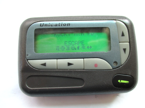 Unication Model 512 Pager Beeper 158.7750MHz. *BLUE LIGHT*. A1ADN2213B ...