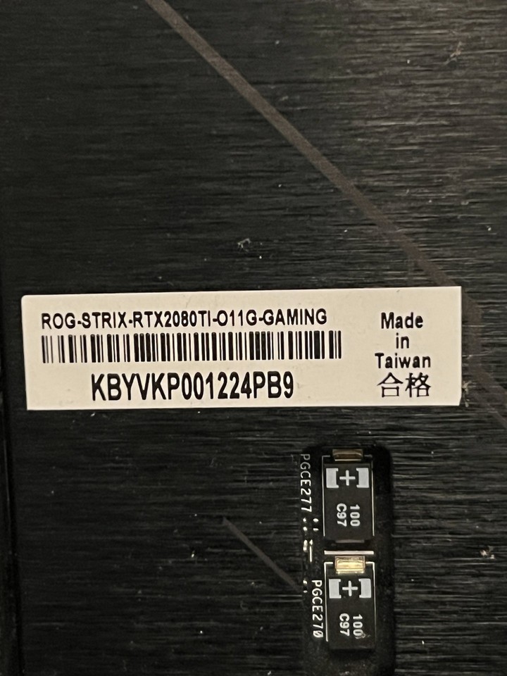 ASUS ROG Strix NVIDIA GeForce RTX 2080 Ti OC 11GB | eBay