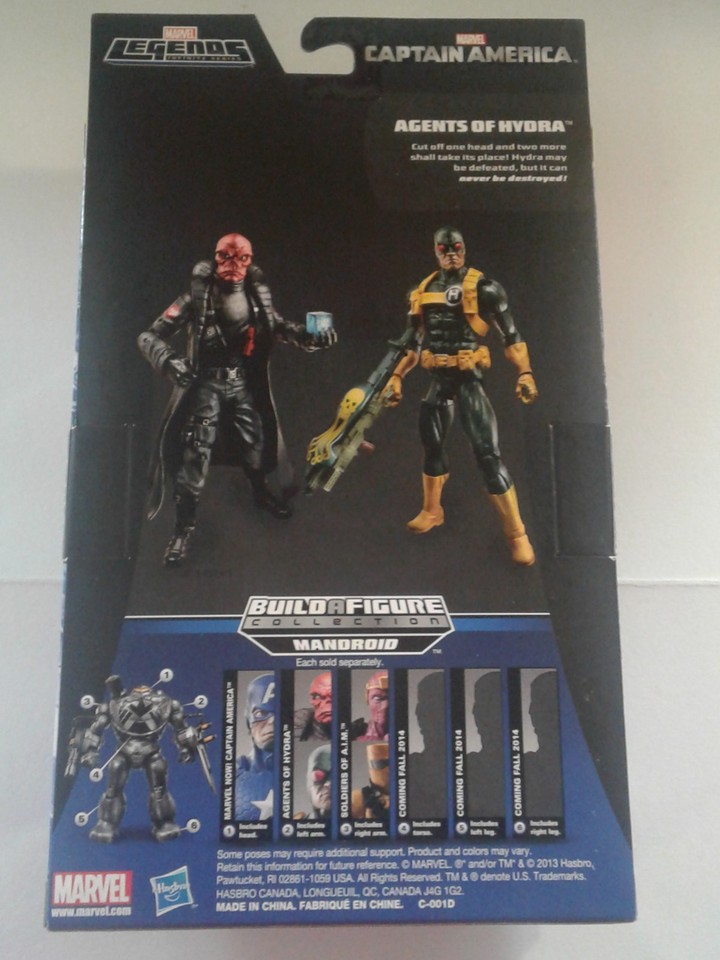 Marvel Legends NEW - HYDRA SOLDIER - Mandroid BAF Right Arm AIM SOLDIER ...